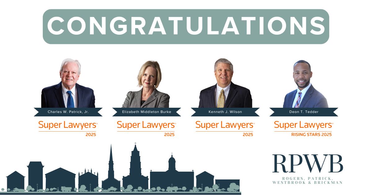 RPWB LLC Attorneys Selected to the 2025 South Carolina Super Lawyers